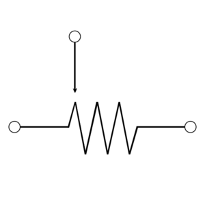 Potentiometer Schematic Symbol with No Background - Wisc-Online OER